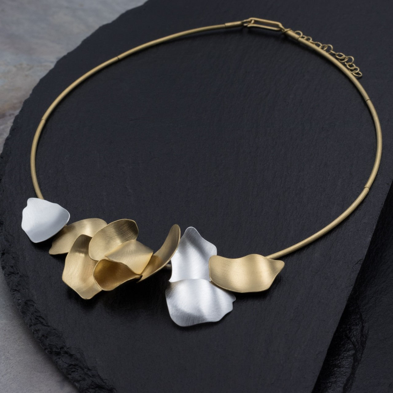 Gold & Silver Shard Necklace by Deco Echo from our Deco Echo collection
