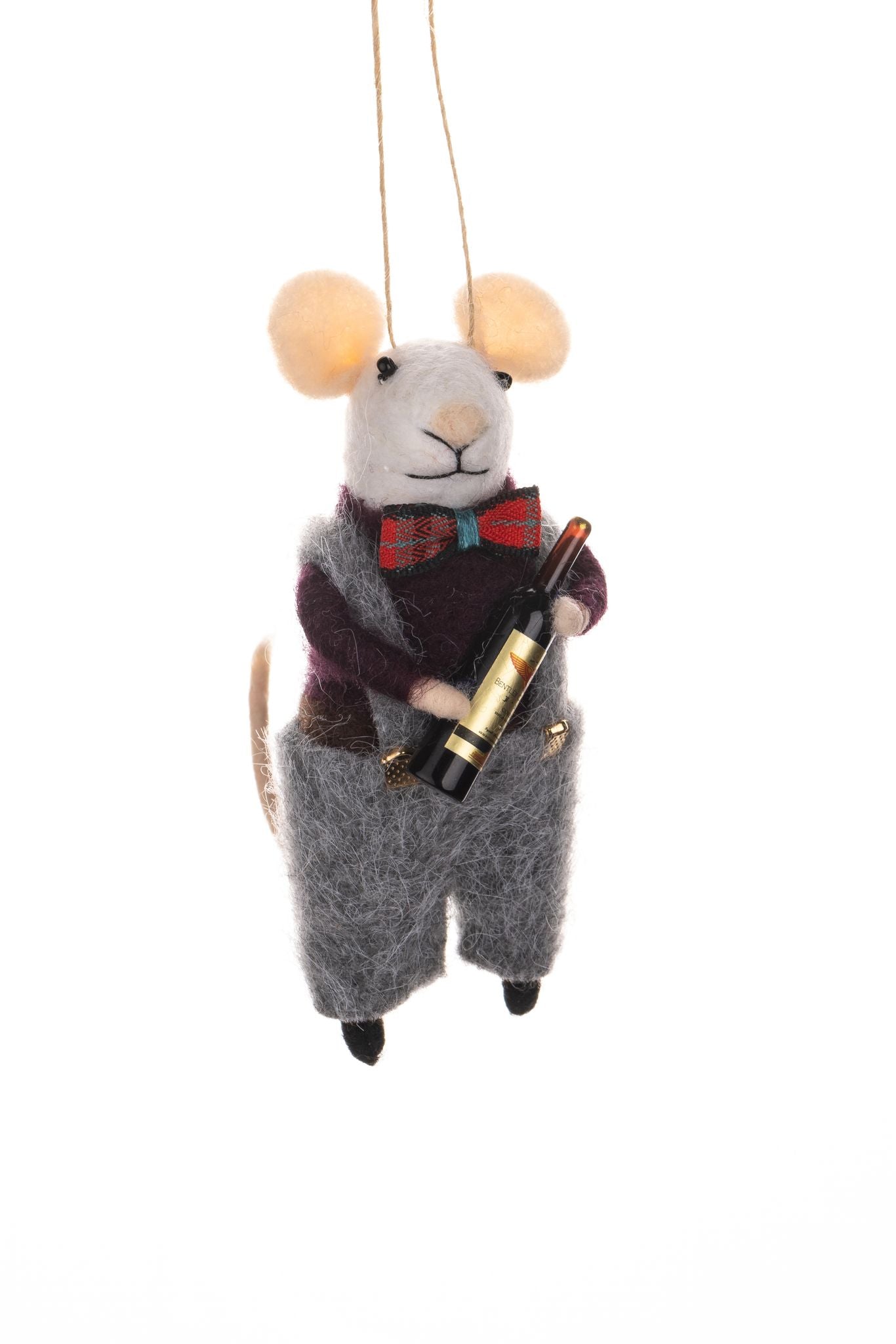 Maurice Mouse with Wine by Shoeless Joe from our Shoeless Joe collection